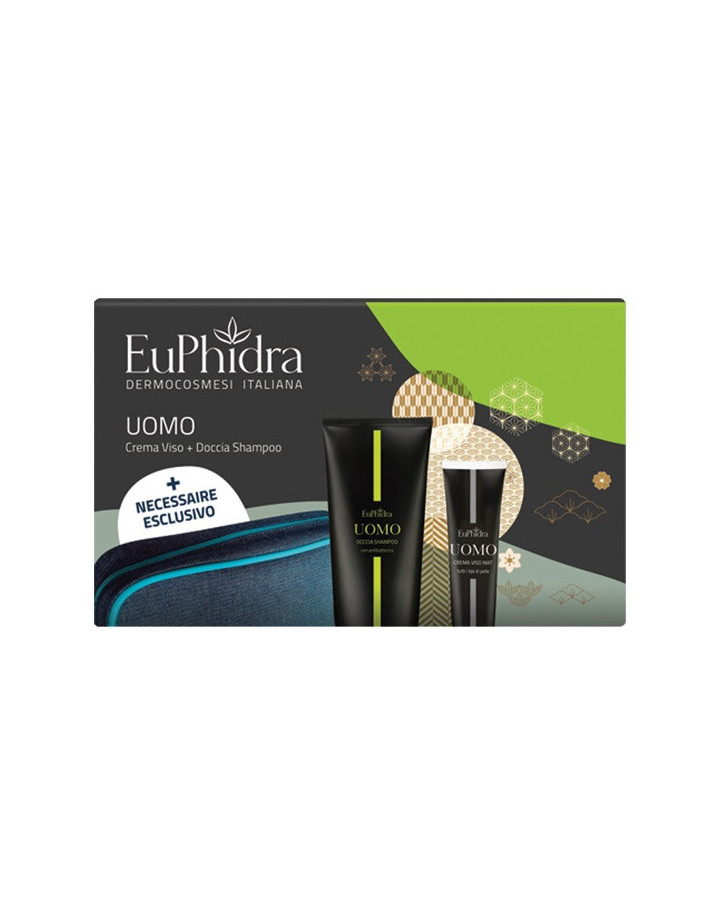 EUPHIDRA UOMO BEAUTY BOX 1 DOCCIA SHAMPOO + 1 CREMA VISO MAT + 1 BEAUTY