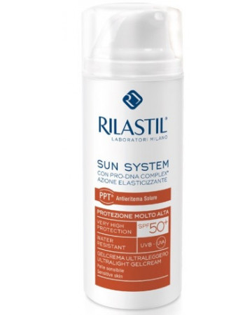 Rilastil sun system photo protection therapy spf50+ gel ultraleggero 50 ml