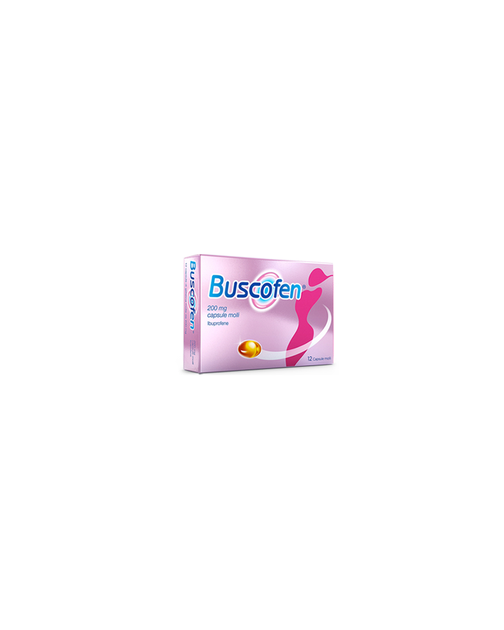 Buscofen 12 capsule molli 200mg