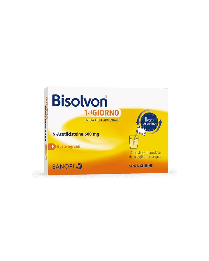 Bisolvon 1 al giorno 12bust 3g