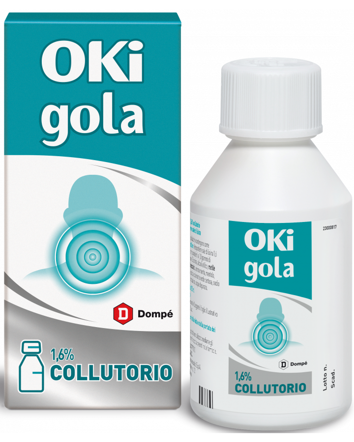 Oki gola 1,6% collutorio