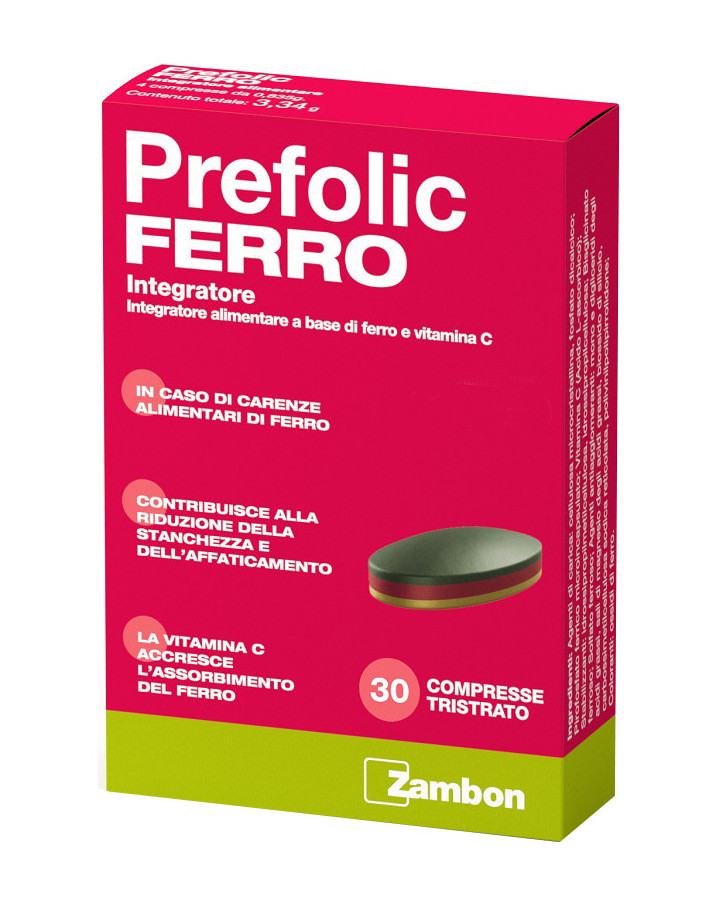 Prefolic ferro 30 compresse