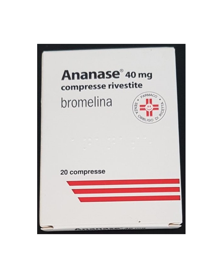 ANANASE*20CPR RIV 40MG