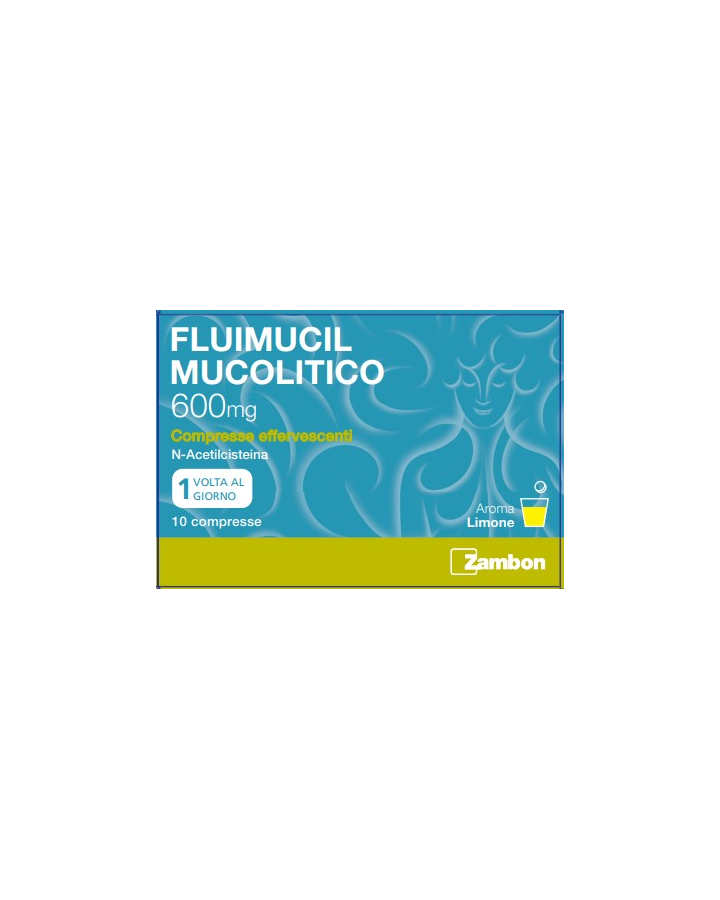 Fluimucil mucolitico 10 compresse effervescenti 600mg