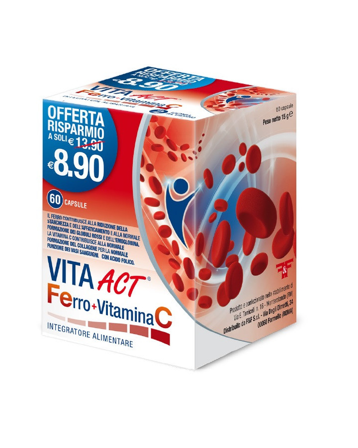 Ferro+vitamina c act 60 capsule