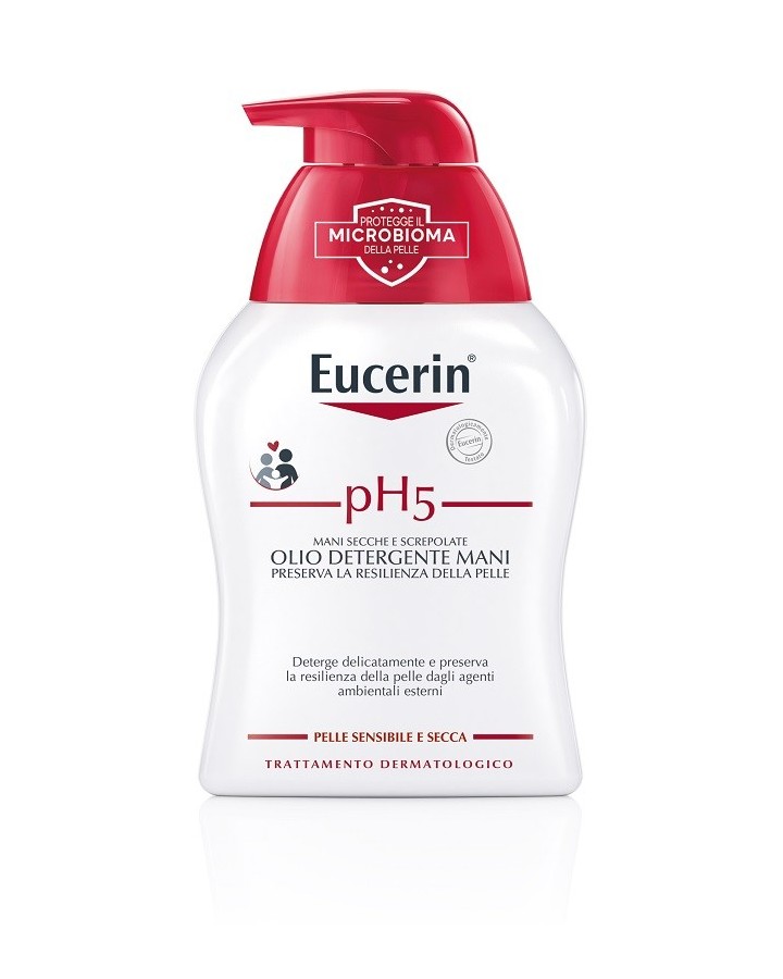 Eucerin ph5 olio detergente mani secche e screpolate 250 ml