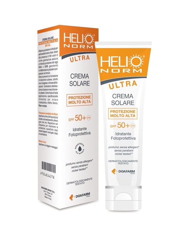 Helio norm ultra crema solare spf 50+ 100 ml