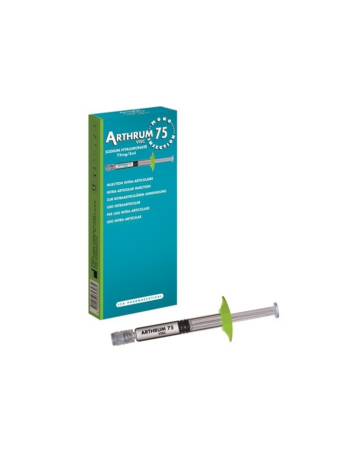 Siringa intra-articolare arthrum visc 75 mono injection acido ...