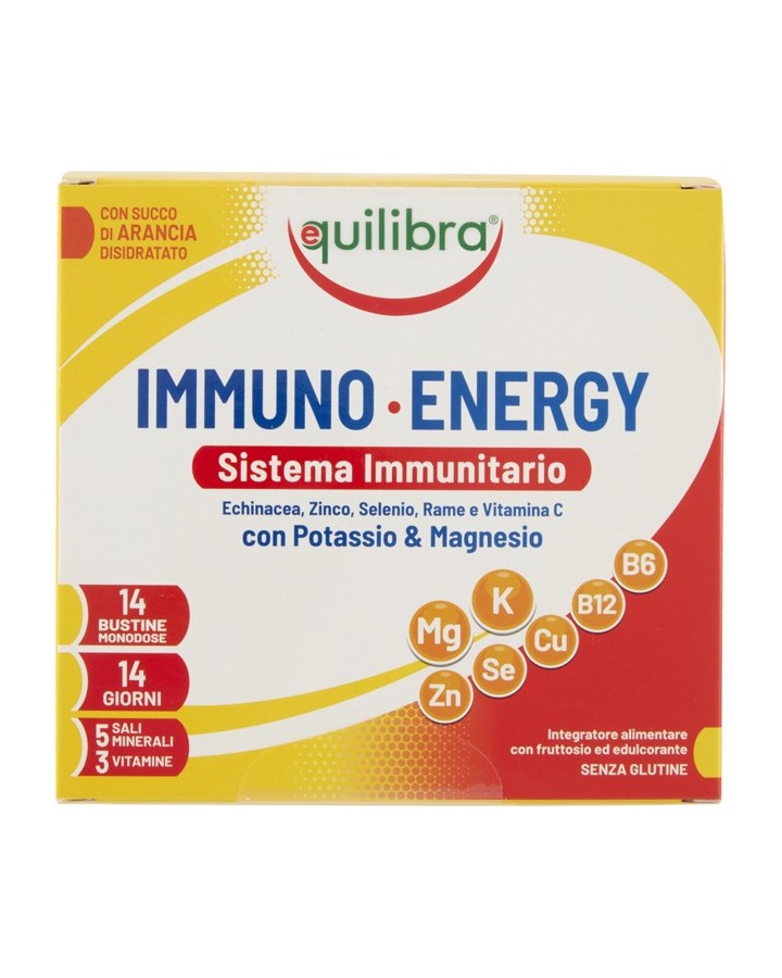 Immuno energy sistema immunitario potassio & magnesio 14 bustine monodose