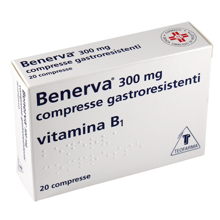 Benerva 20 compresse gastrores 300 mg