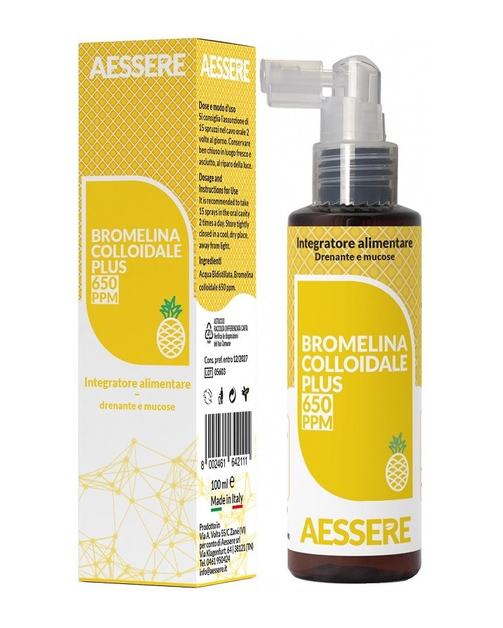 Bromelina colloidale plus 650ppm spray 100 ml