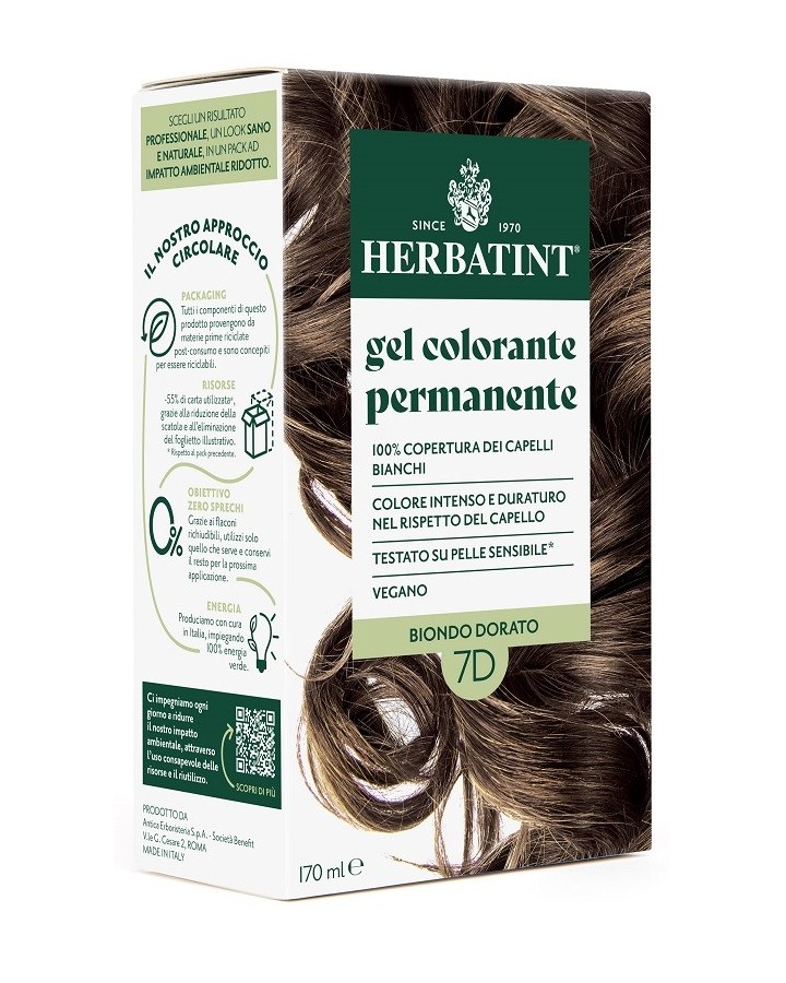 Herbatint 7d biondo dorato 170 ml